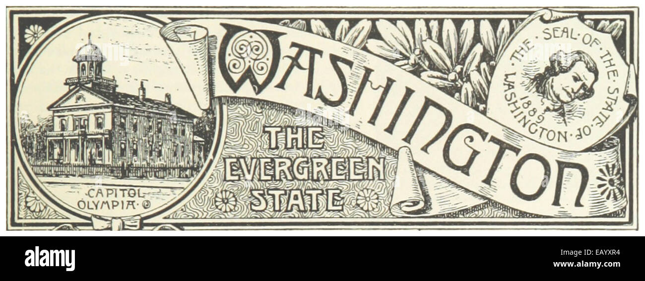 Evergreen map hi-res stock photography and images - Alamy