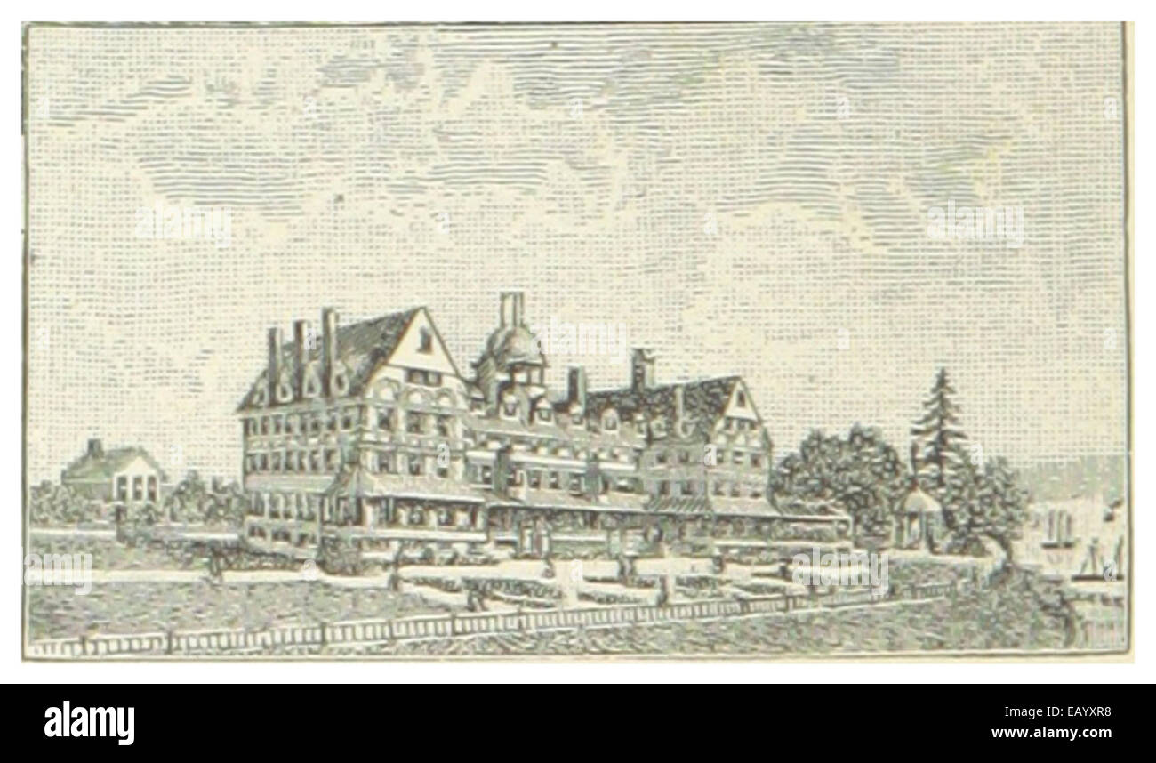 An 1891 illustration from the *US-WA* publication featuring the Hotel ...