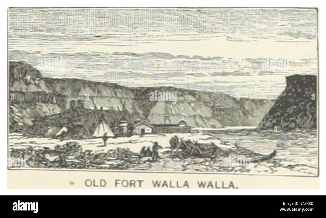 Walla walla map hi-res stock photography and images - Alamy