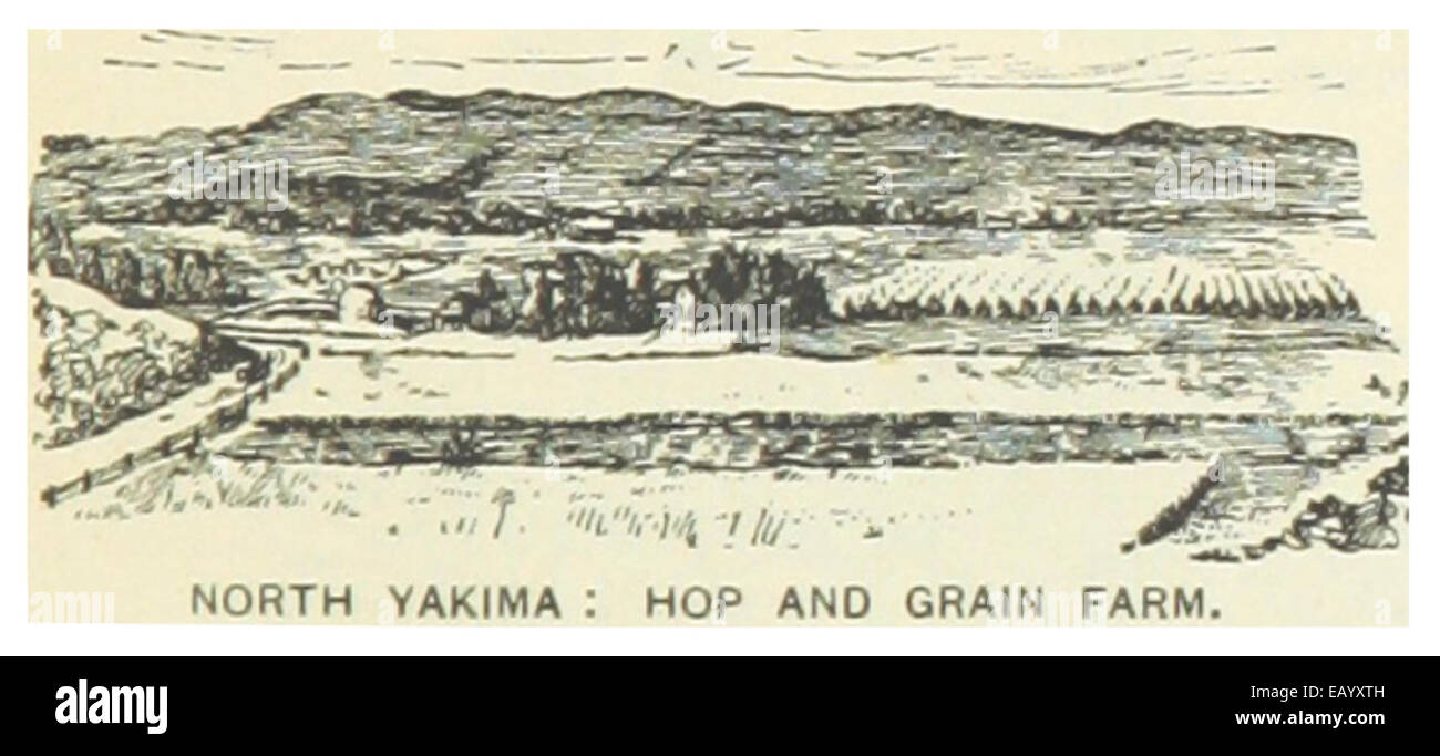 Yakima map hi-res stock photography and images - Alamy