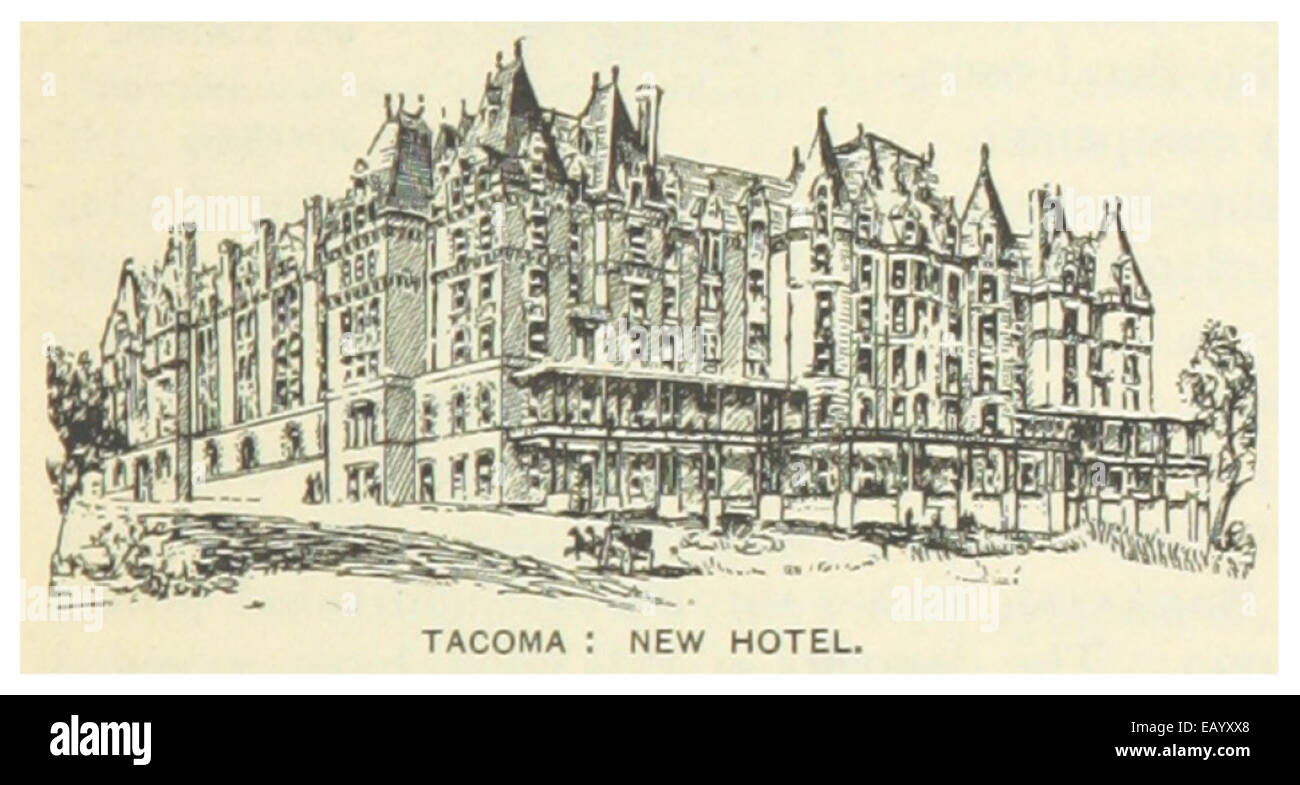 Tacoma map old hi-res stock photography and images - Alamy
