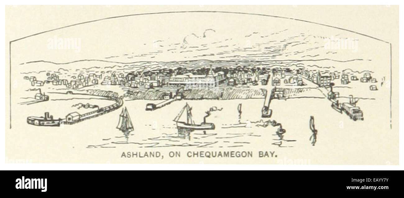 Map of chequamegon hi-res stock photography and images - Alamy