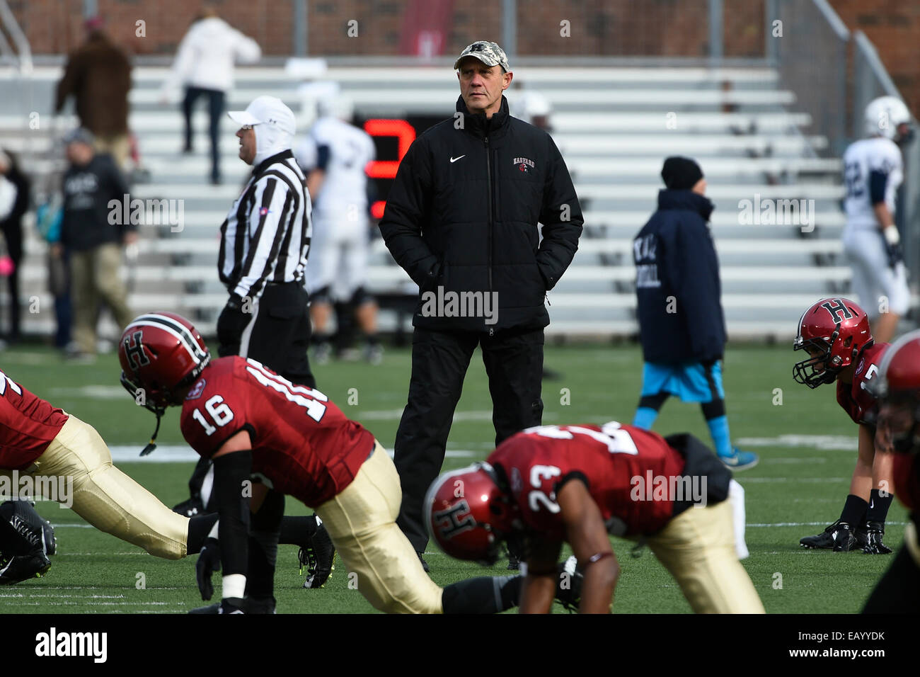 Boston, Massachusetts, USA. 22nd Nov, 2014. Harvard Crimson head coach ...