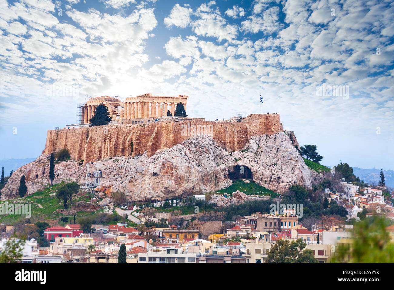 Beautiful view parthenon columns hi-res stock photography and images ...