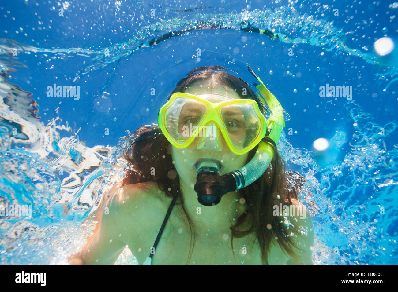 Diving woman water splash hi-res stock photography and images - Alamy