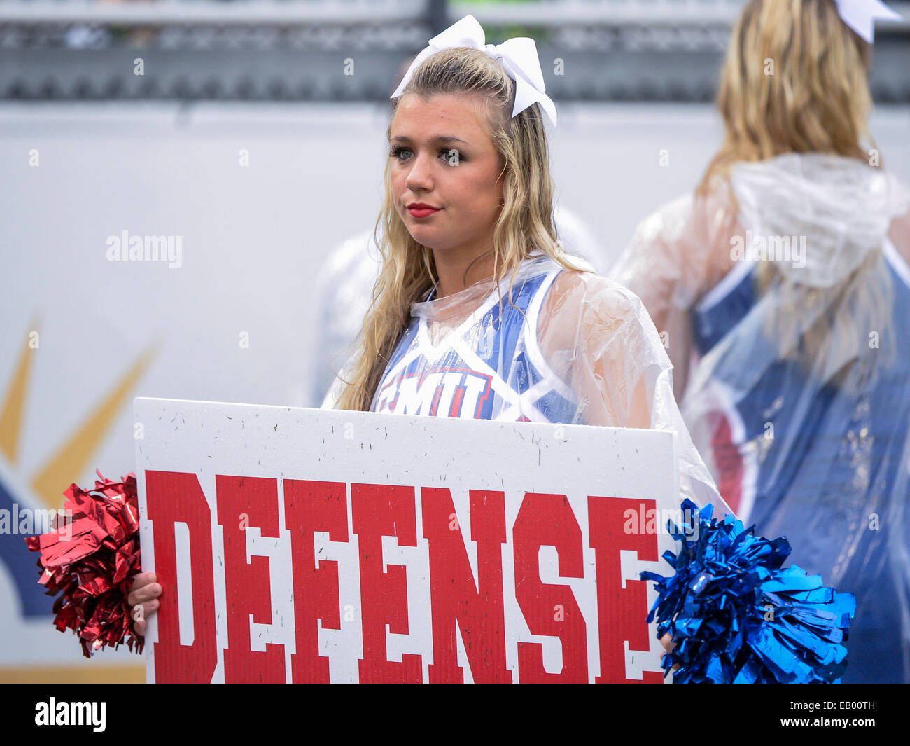 November 22, 2014 - Orlando, FL, U.S: A member of the SMU cheer team ...