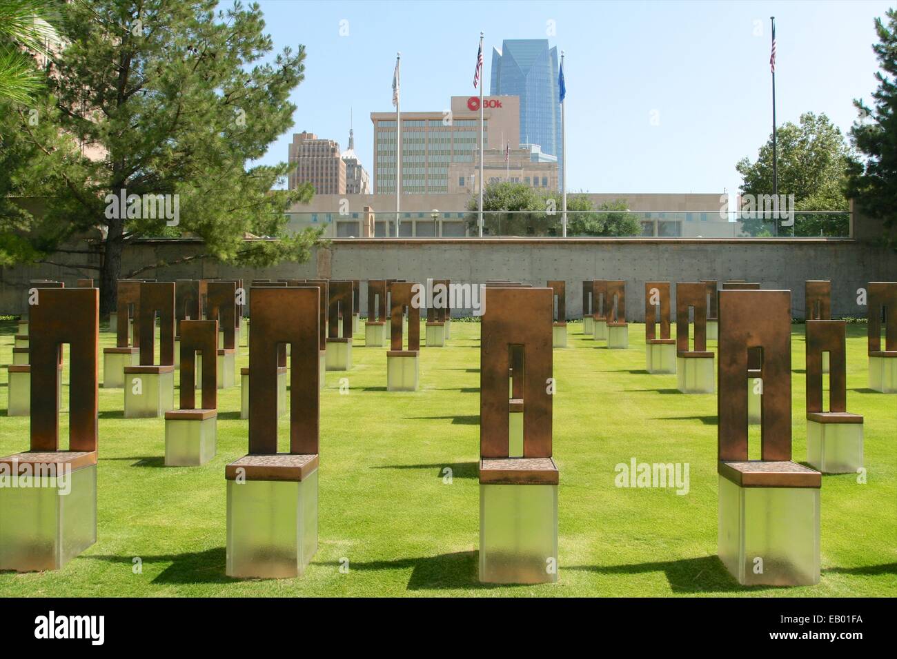 Oklahoma City National Memorial, Oklahoma City, OK Stock Photo - Alamy