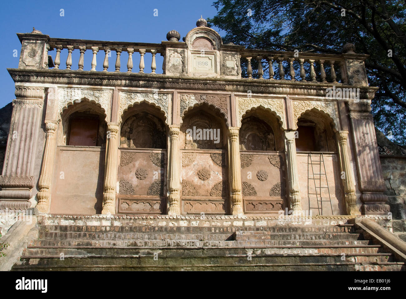 Diwan-e-Khas of the Jhansi fort, which was later converted into a tank ...