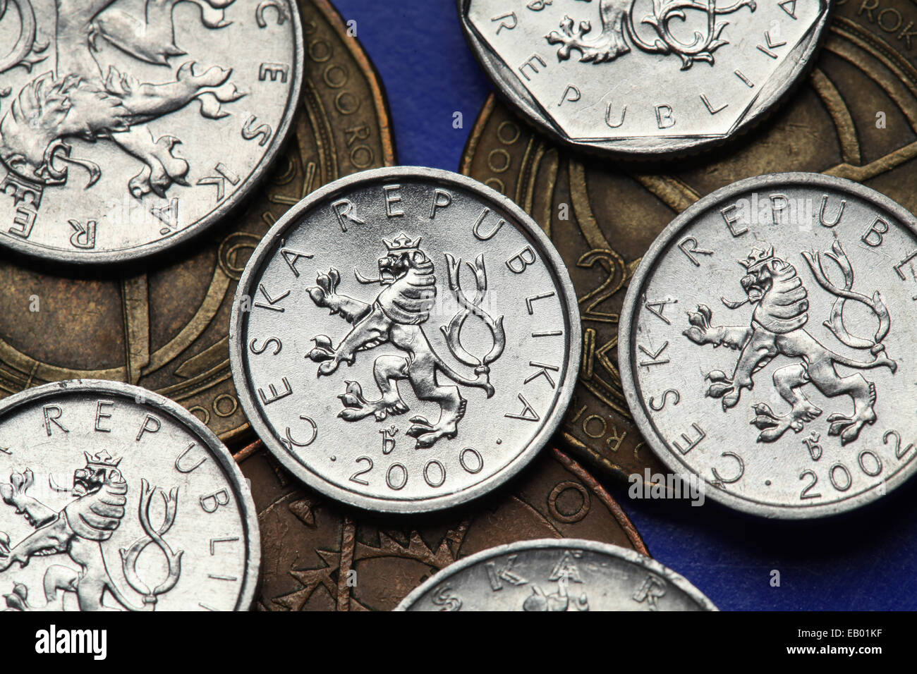 Czech republic coins hi-res stock photography and images - Alamy