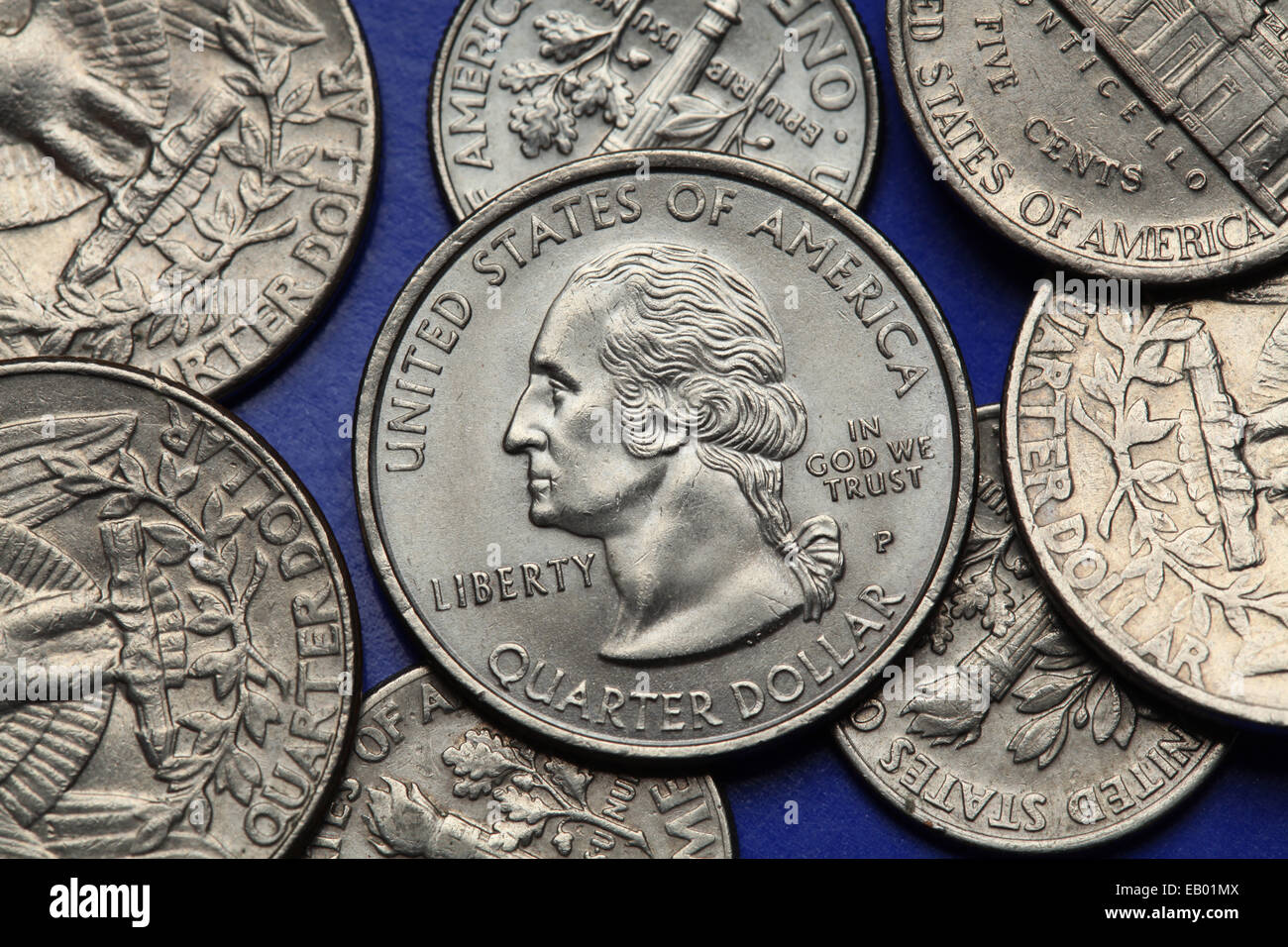 Coin quarter usa hi-res stock photography and images - Alamy