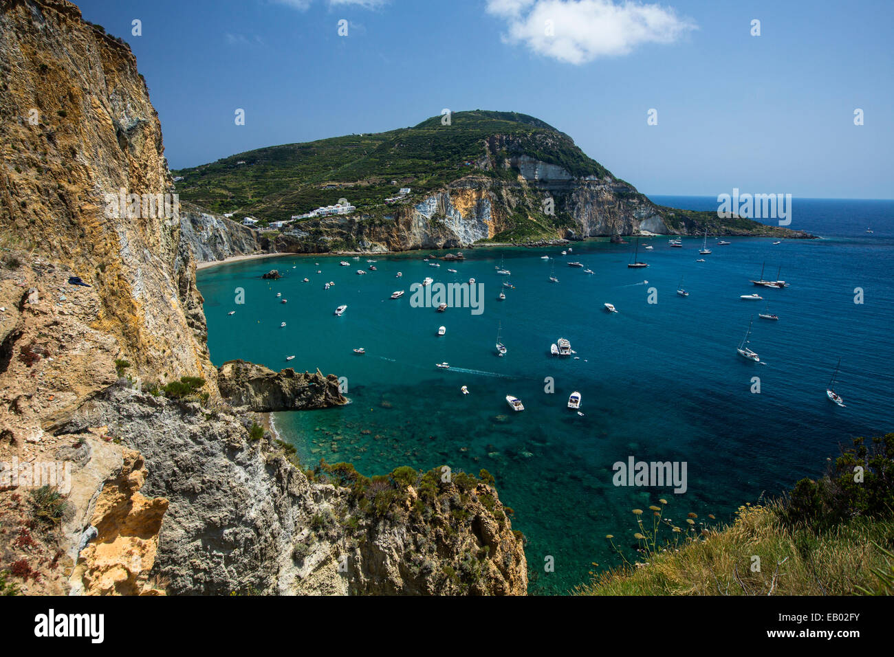 Aerial view sea island ponza hi-res stock photography and images - Alamy