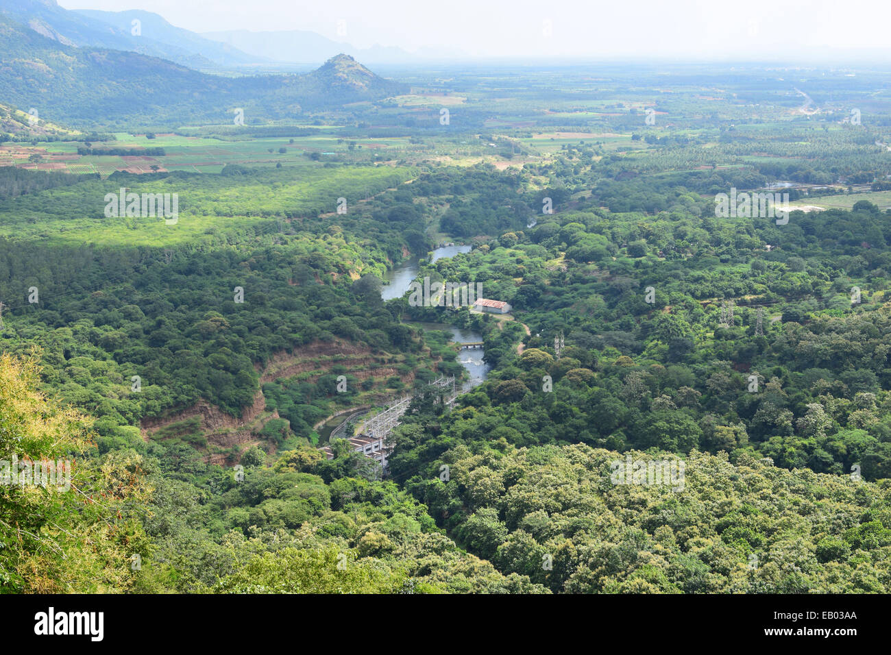 Beautiful Western Ghats Landscape at Kerala Tamil Nadu State Border of ...