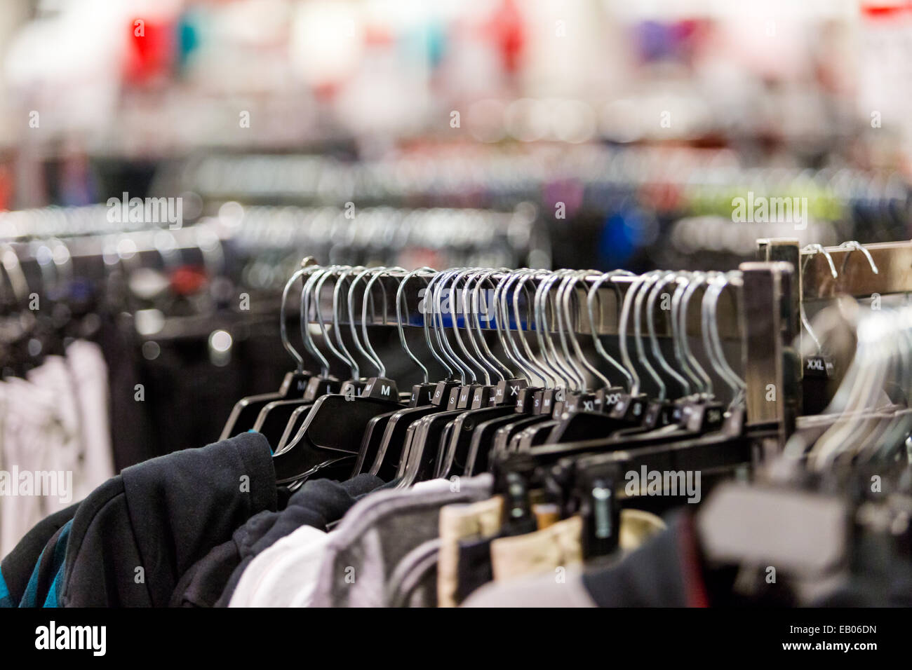 Clothes on sale at the department store Stock Photo - Alamy
