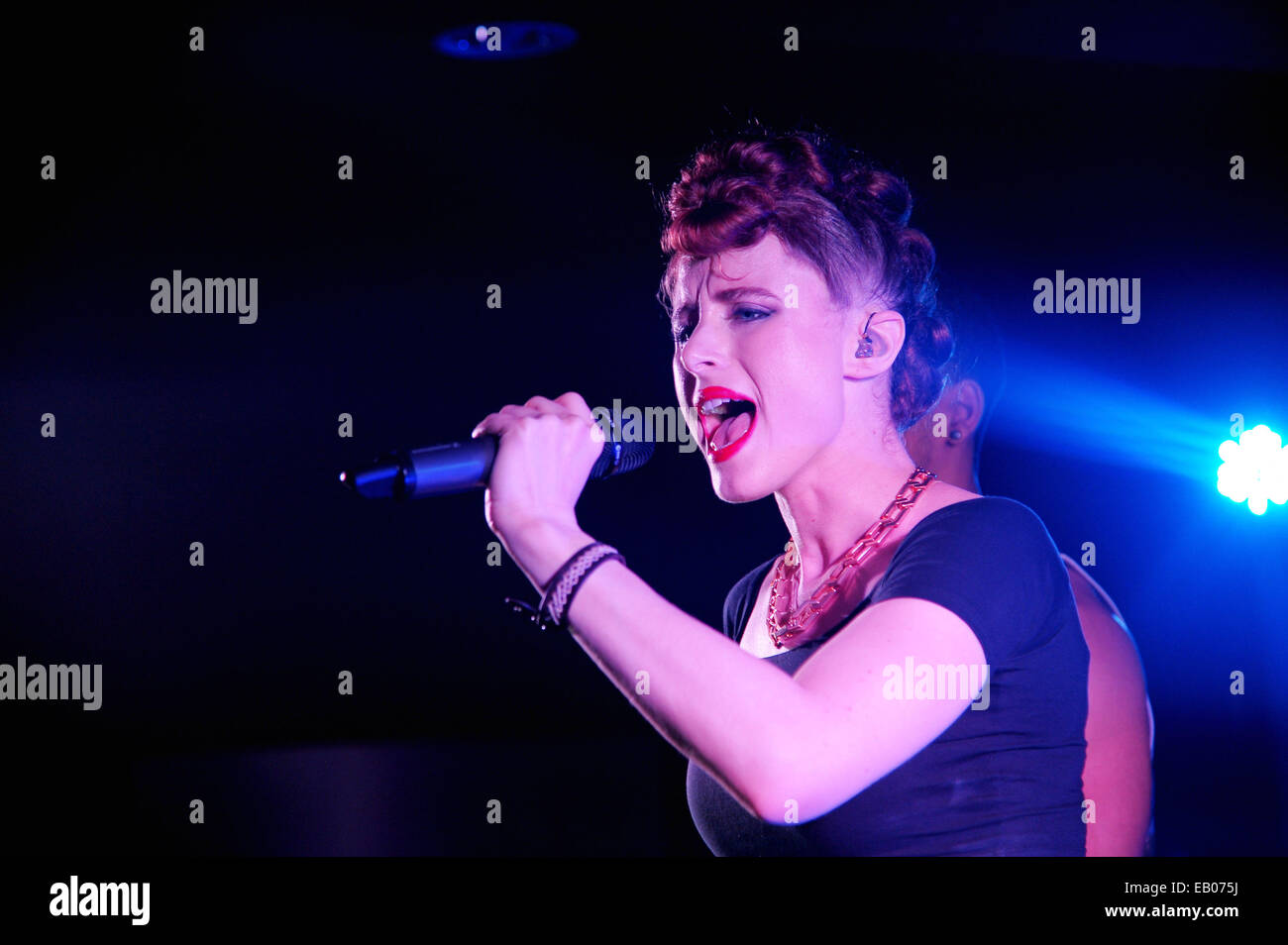 Kiesza aka Kiesa Rae Ellestad performing at Kasbah in Coventry ...
