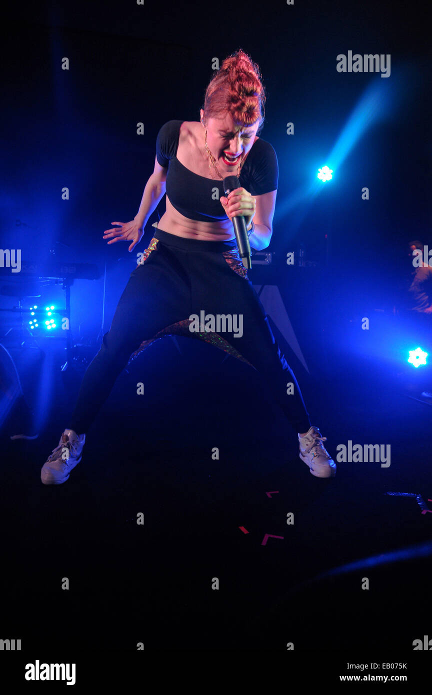 Kiesza aka Kiesa Rae Ellestad performing at Kasbah in Coventry ...