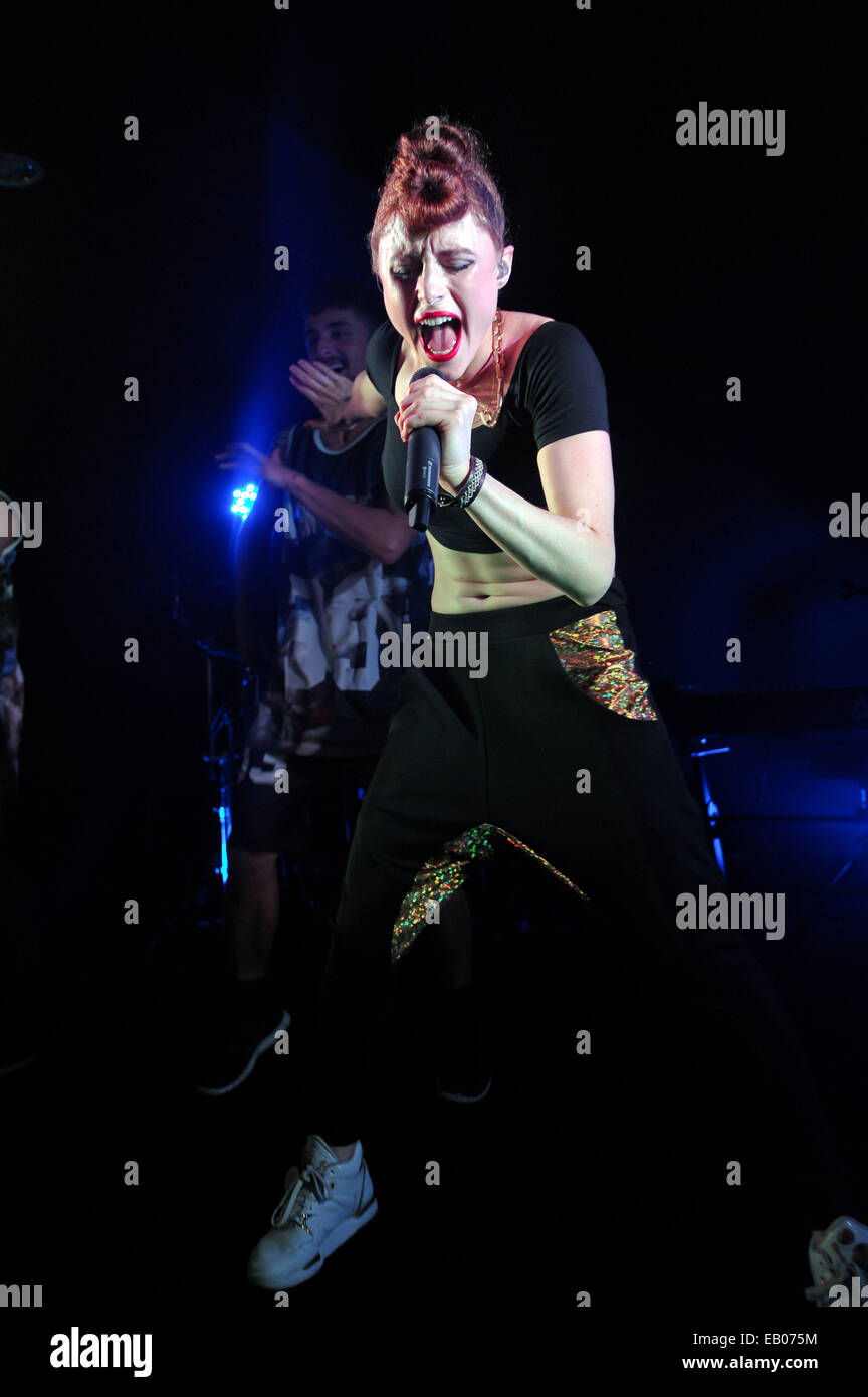 Kiesza aka Kiesa Rae Ellestad performing at Kasbah in Coventry ...