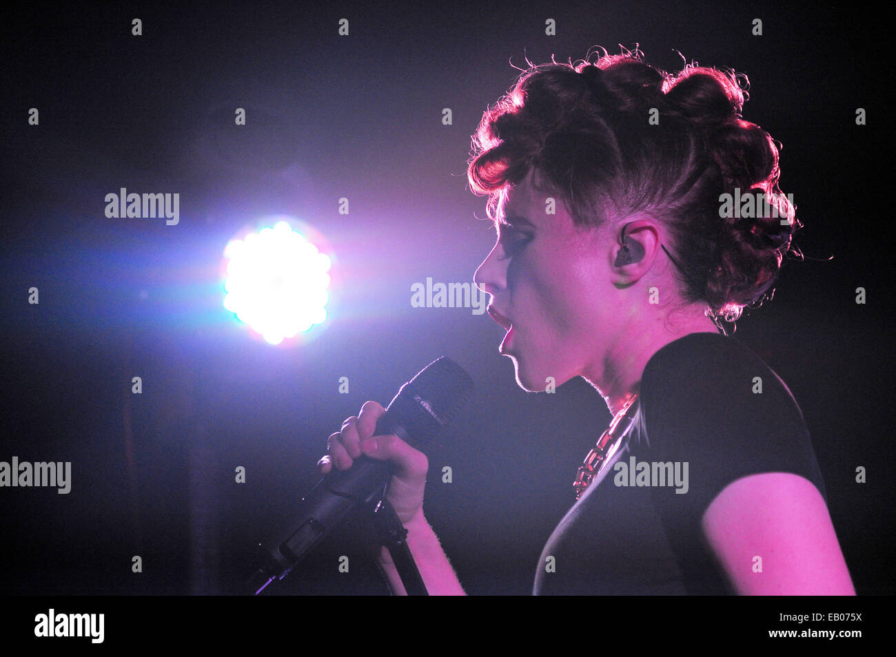 Kiesza aka Kiesa Rae Ellestad performing at Kasbah in Coventry ...