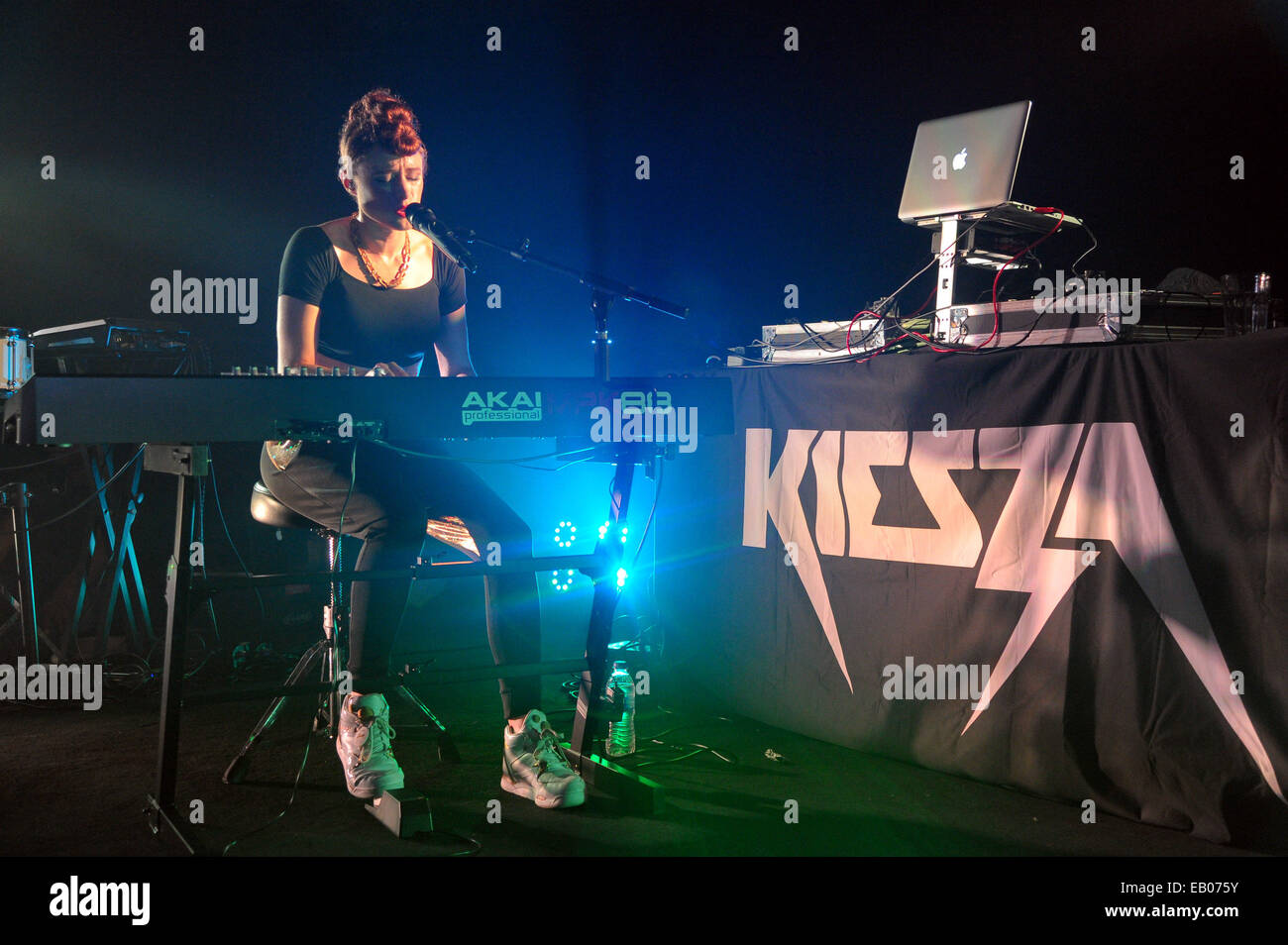 Kiesza aka Kiesa Rae Ellestad performing at Kasbah in Coventry ...