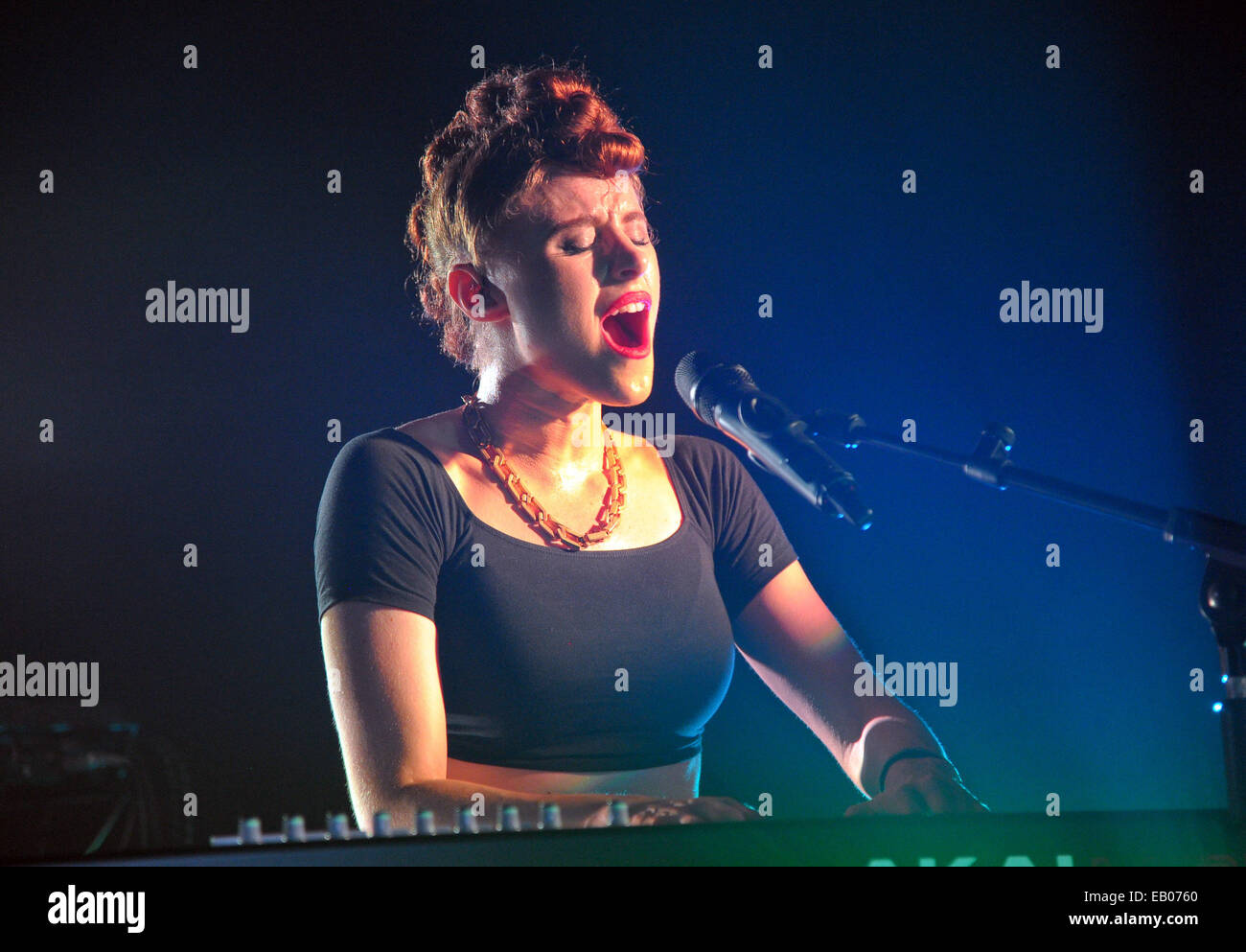 Kiesza aka Kiesa Rae Ellestad performing at Kasbah in Coventry ...