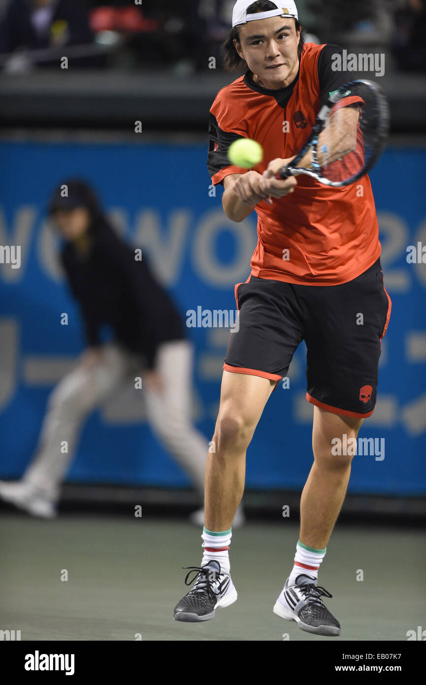 Tokyo, Japan. 22nd Nov, 2014. Taro Daniel (JPN) Tennis : Dream Tennis ...
