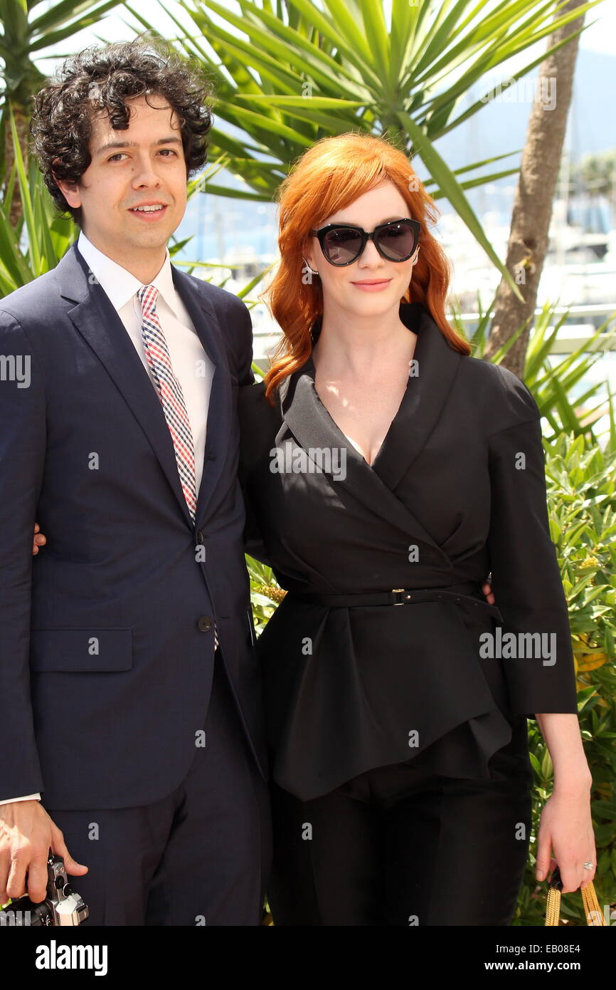 Christina Hendricks (R) and husband Geoffrey Arend attend the 'Lost ...