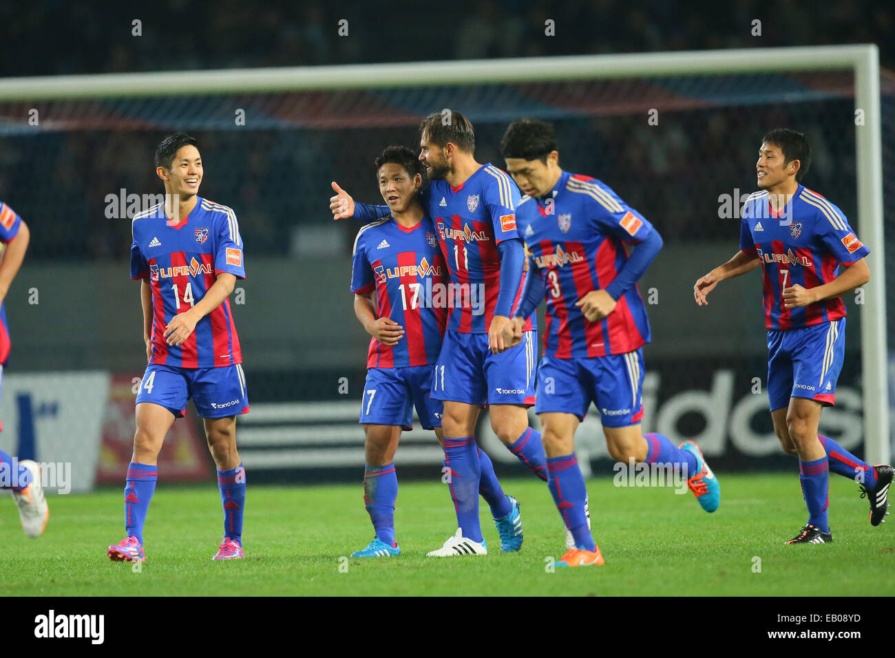 Ajinomoto Stadium, Tokyo, Japan. 22nd Nov, 2014. FC Tokyo team group ...