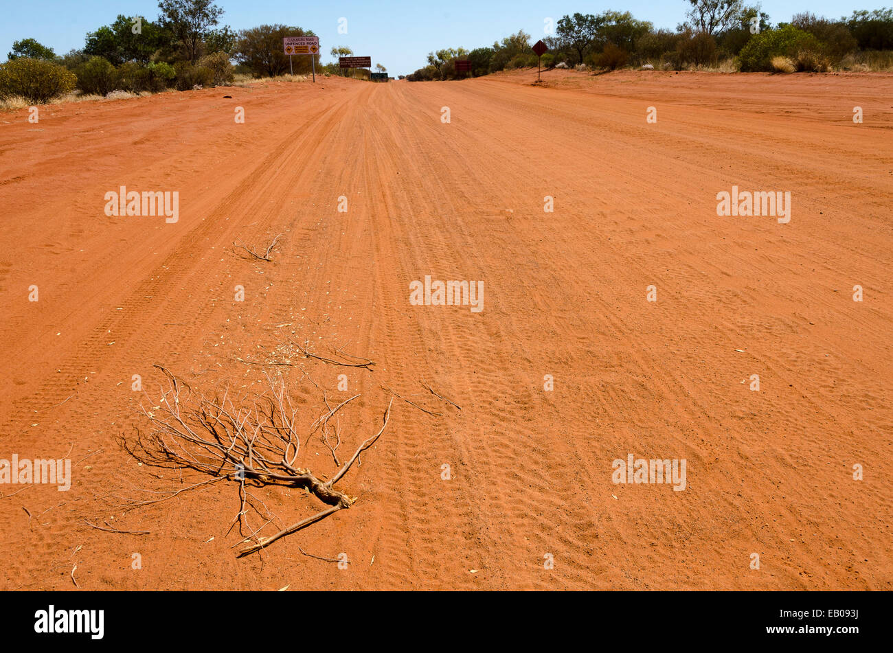 Tjukaruru Road, Docker River Road, Northern Territory, Australia Stock ...