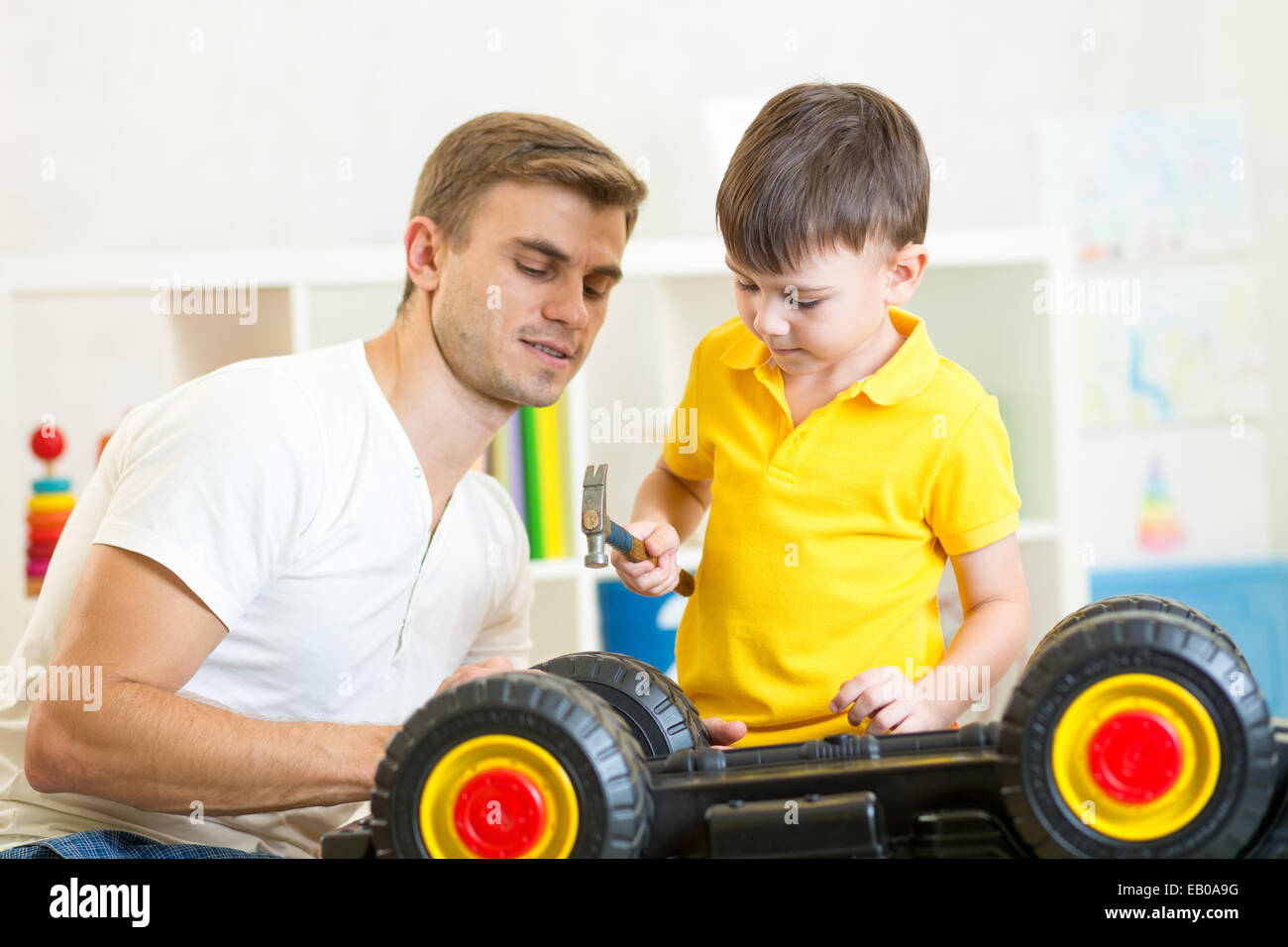 Kid car wheels hi-res stock photography and images - Alamy