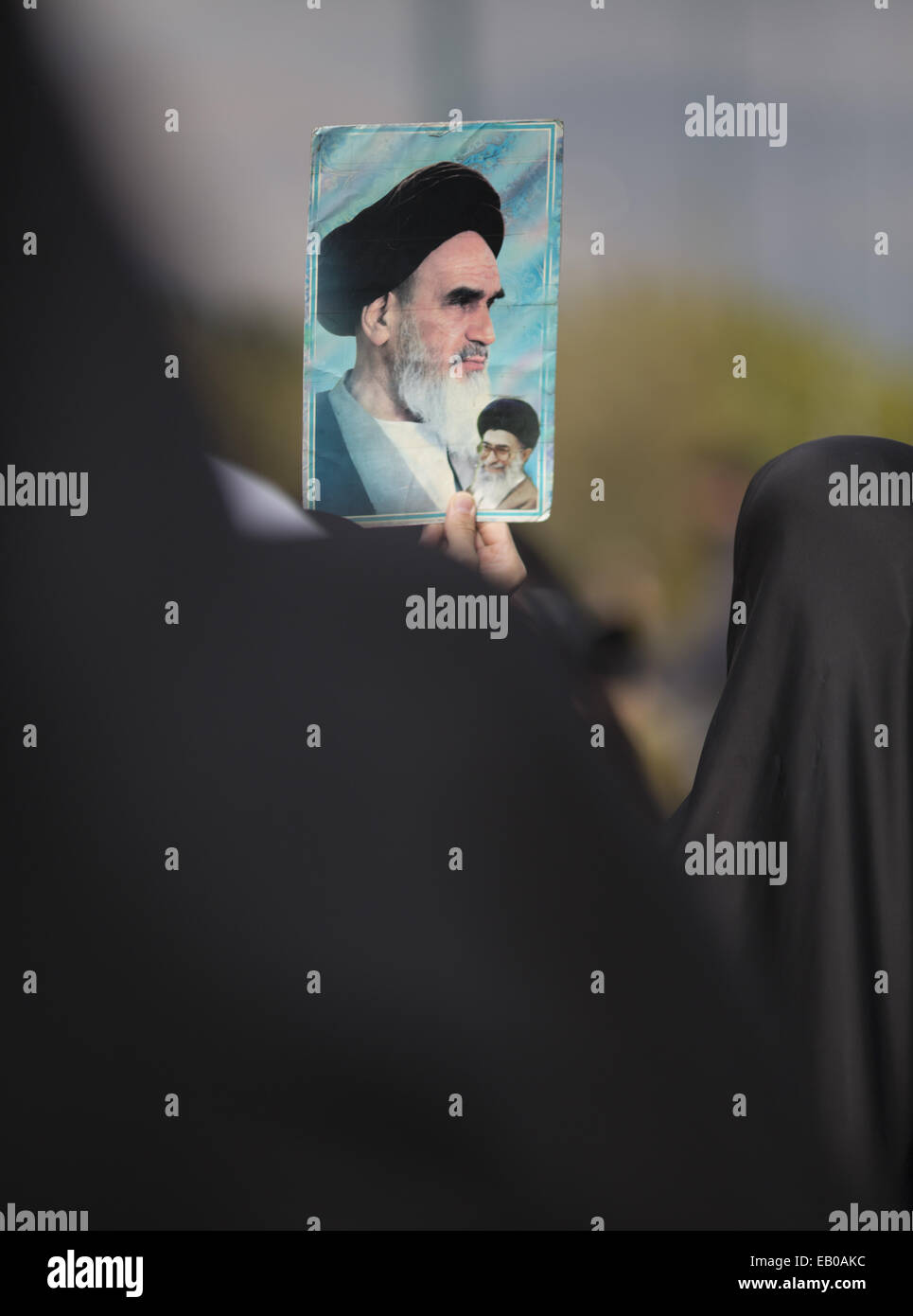 Portraits of irans supreme leader ayatollah ali khamenei hi-res stock ...