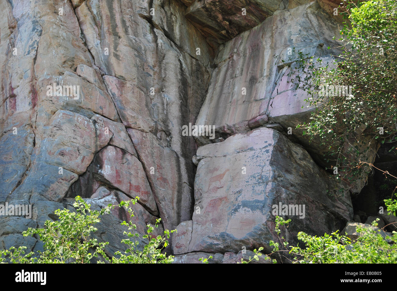 Tsodilo hills rock paintings hi-res stock photography and images - Alamy