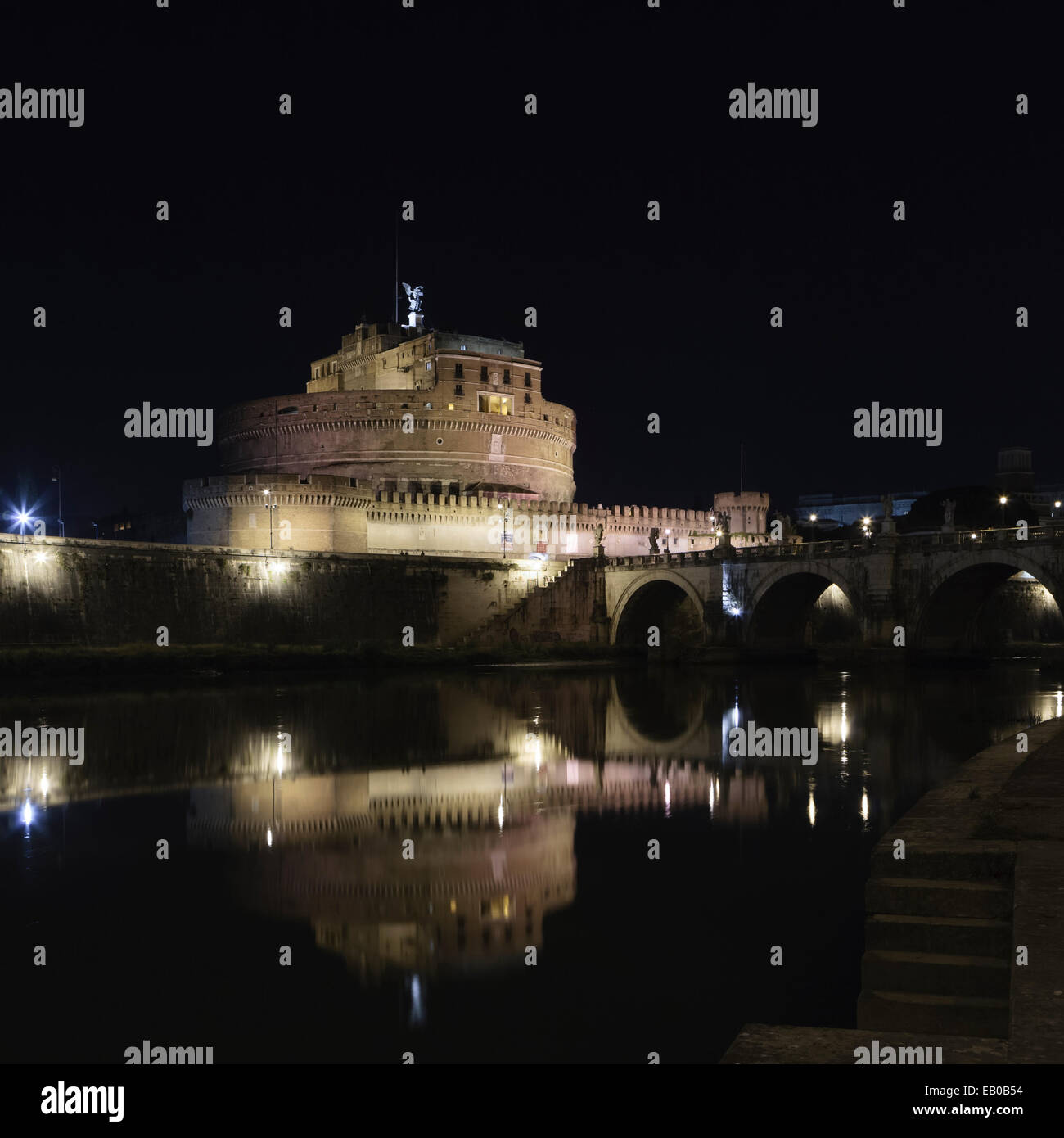 Castel santangelo ancient rome hi-res stock photography and images - Alamy