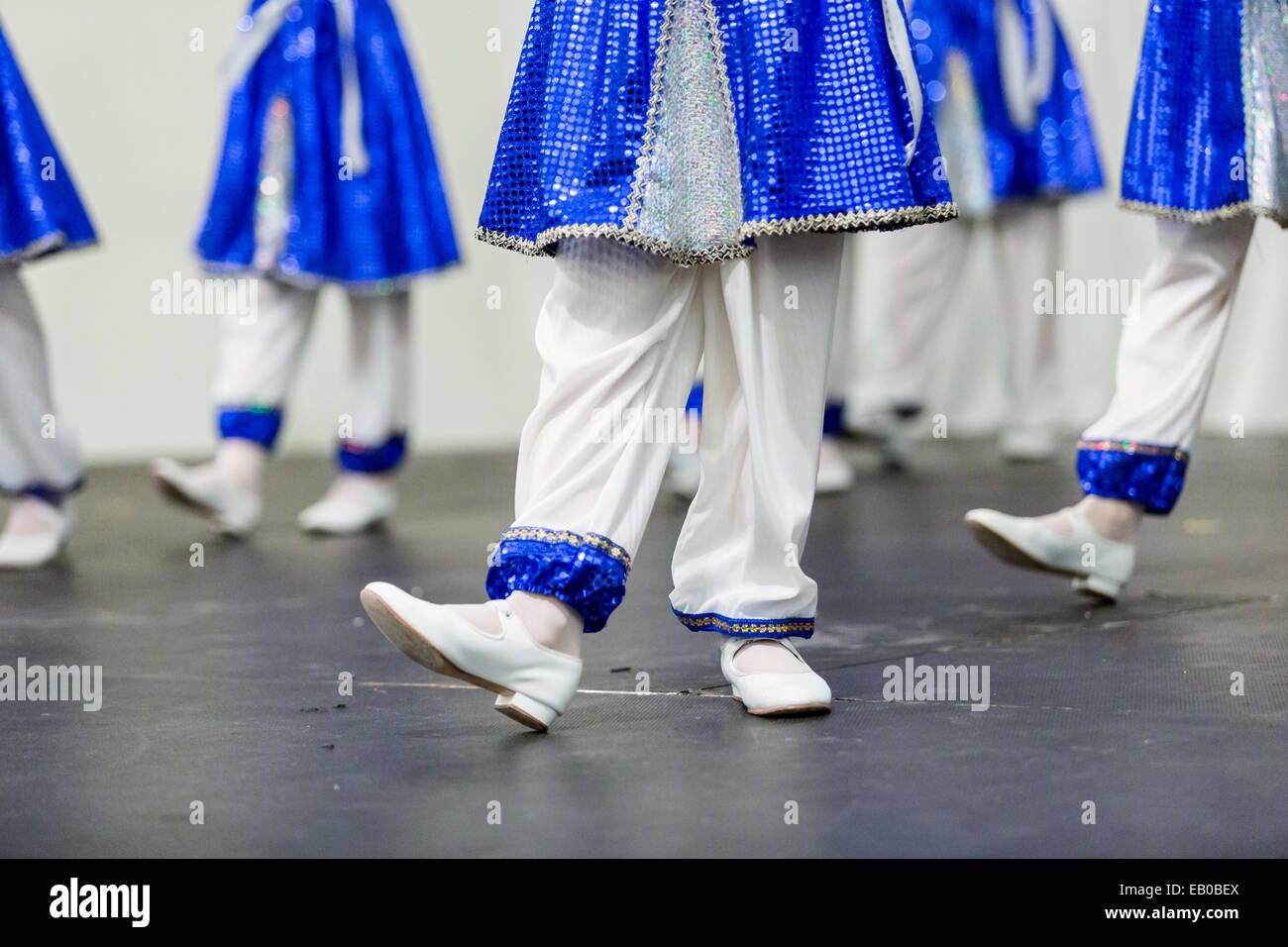 Kids dancing tradition Russian folk dances Stock Photo - Alamy