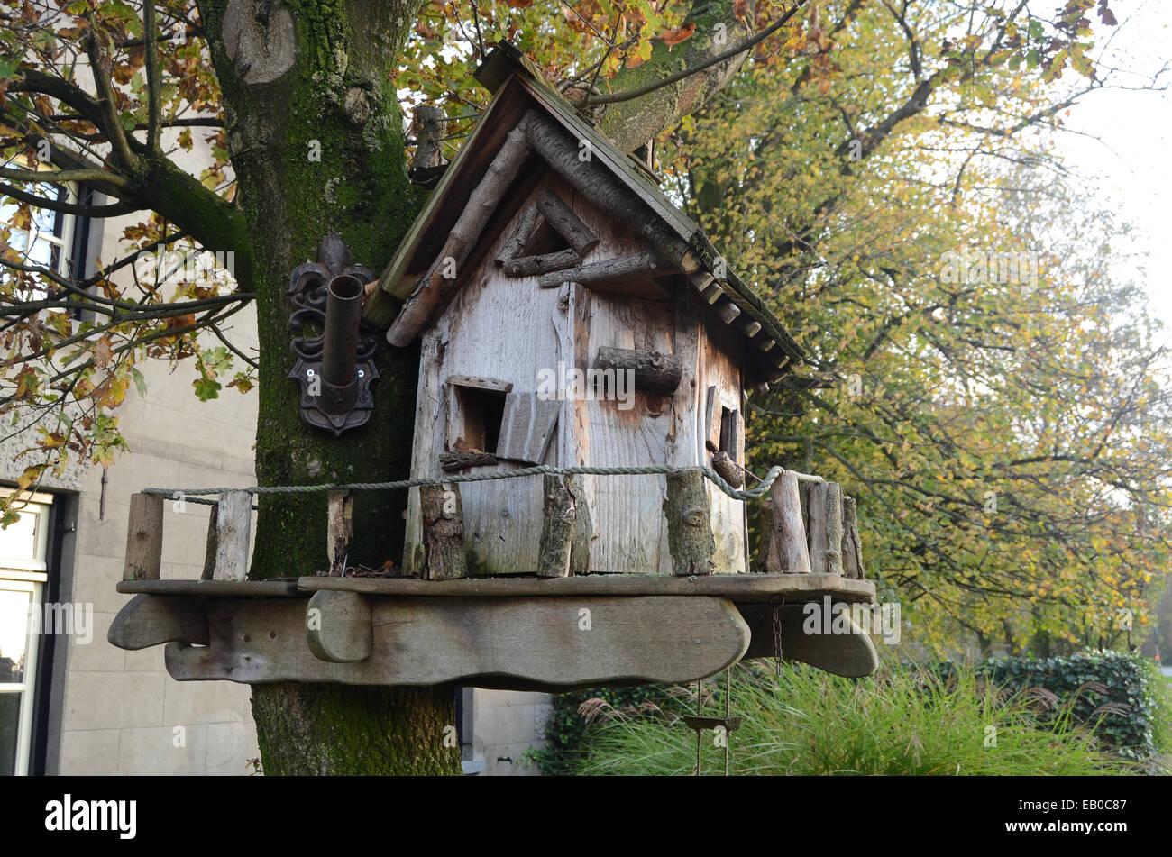 miniature tree house, Netherlands Stock Photo - Alamy