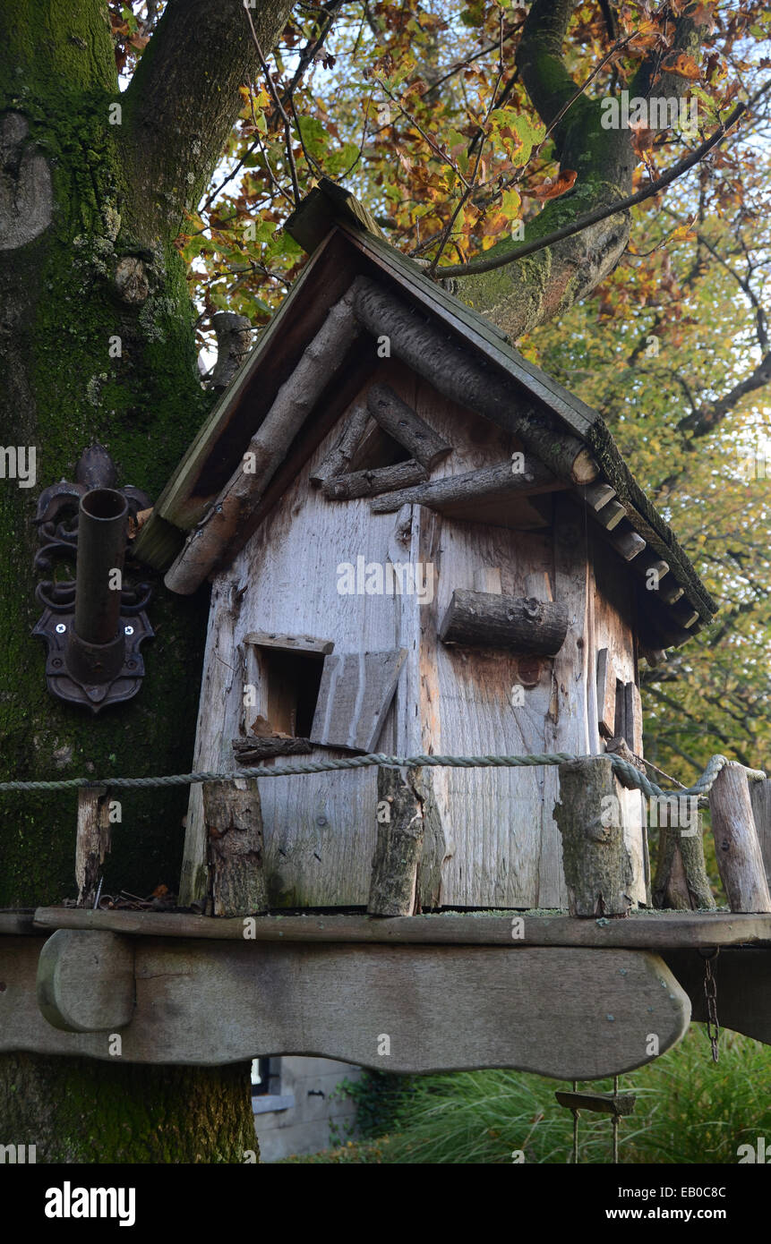 miniature tree house, Netherlands Stock Photo - Alamy