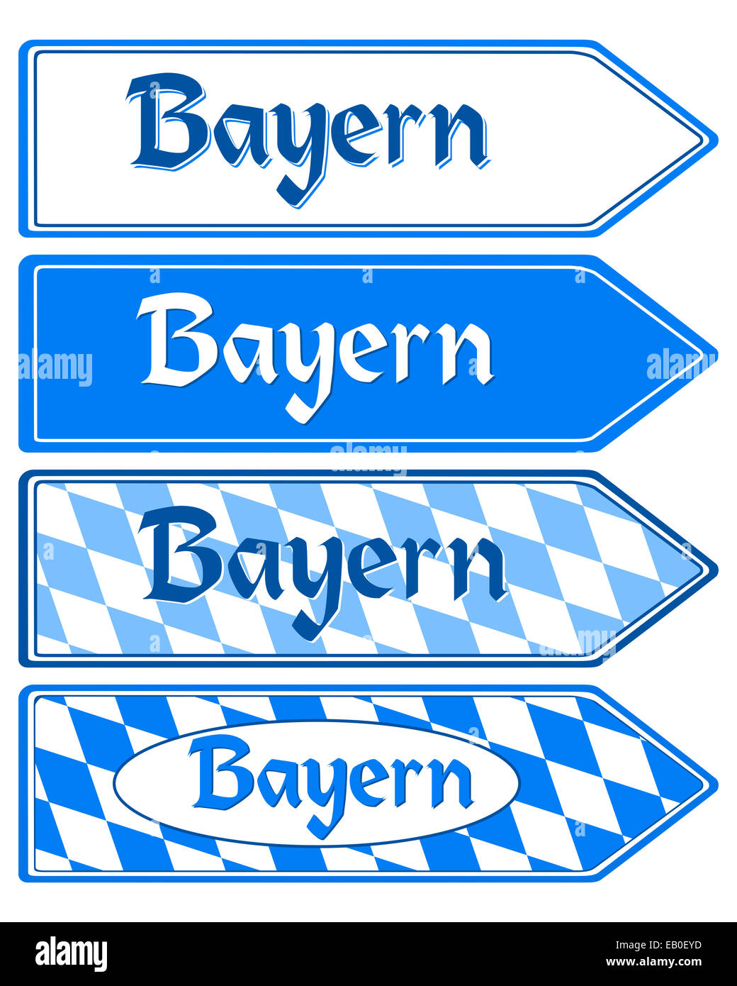 Bayern flag flag Cut Out Stock Images & Pictures - Alamy