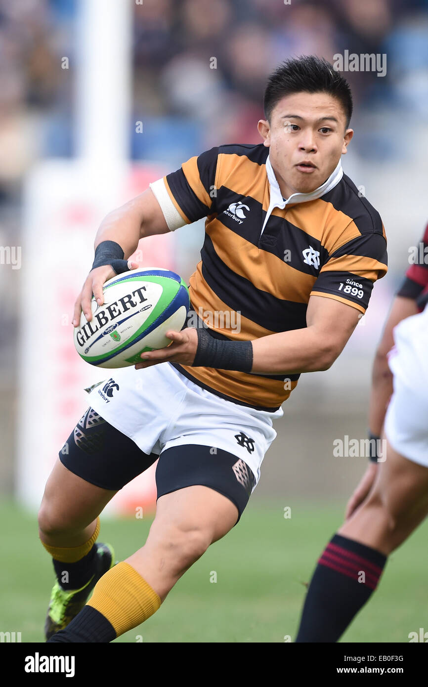 Chichibunomiya Rugby Stadium, Tokyo, Japan. 23rd Nov, 2014. Keisuke Nakamura (Keio Univ ...