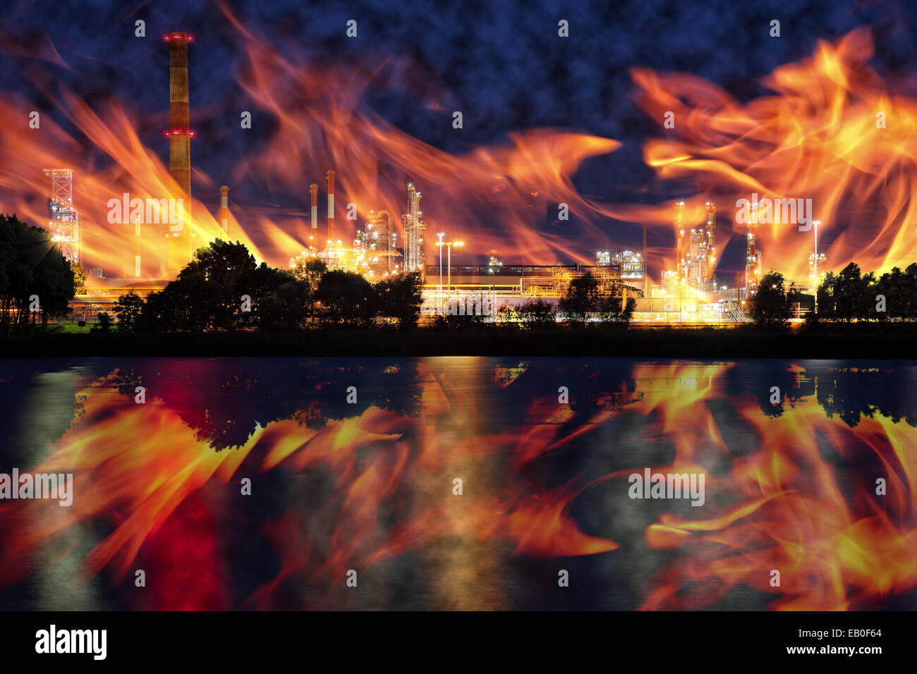 Plant fire accident hi-res stock photography and images - Alamy