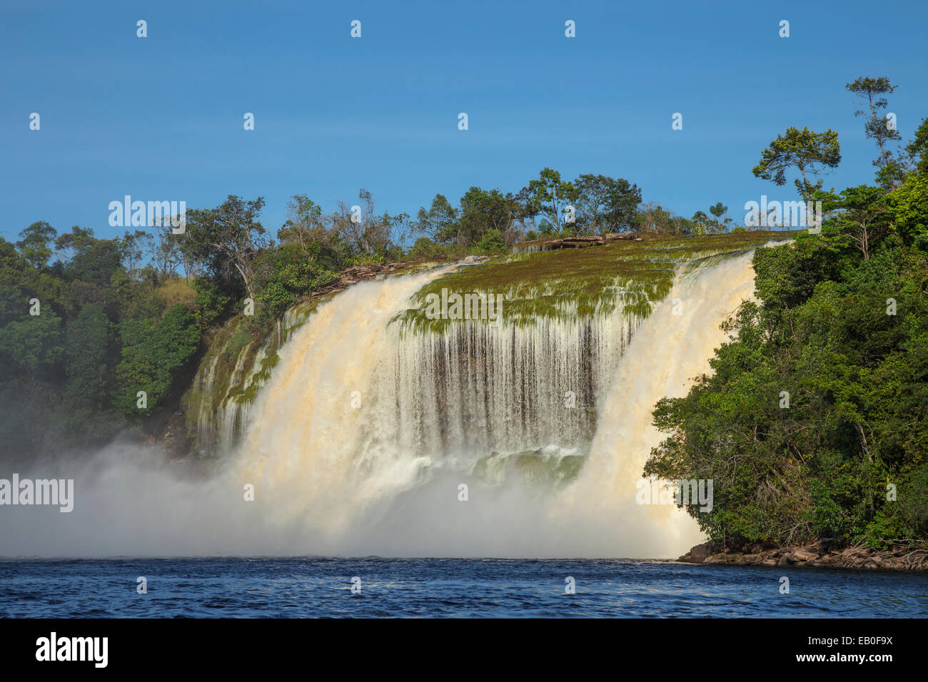 Waterfalls in Canaima, Venezuela Stock Photo - Alamy