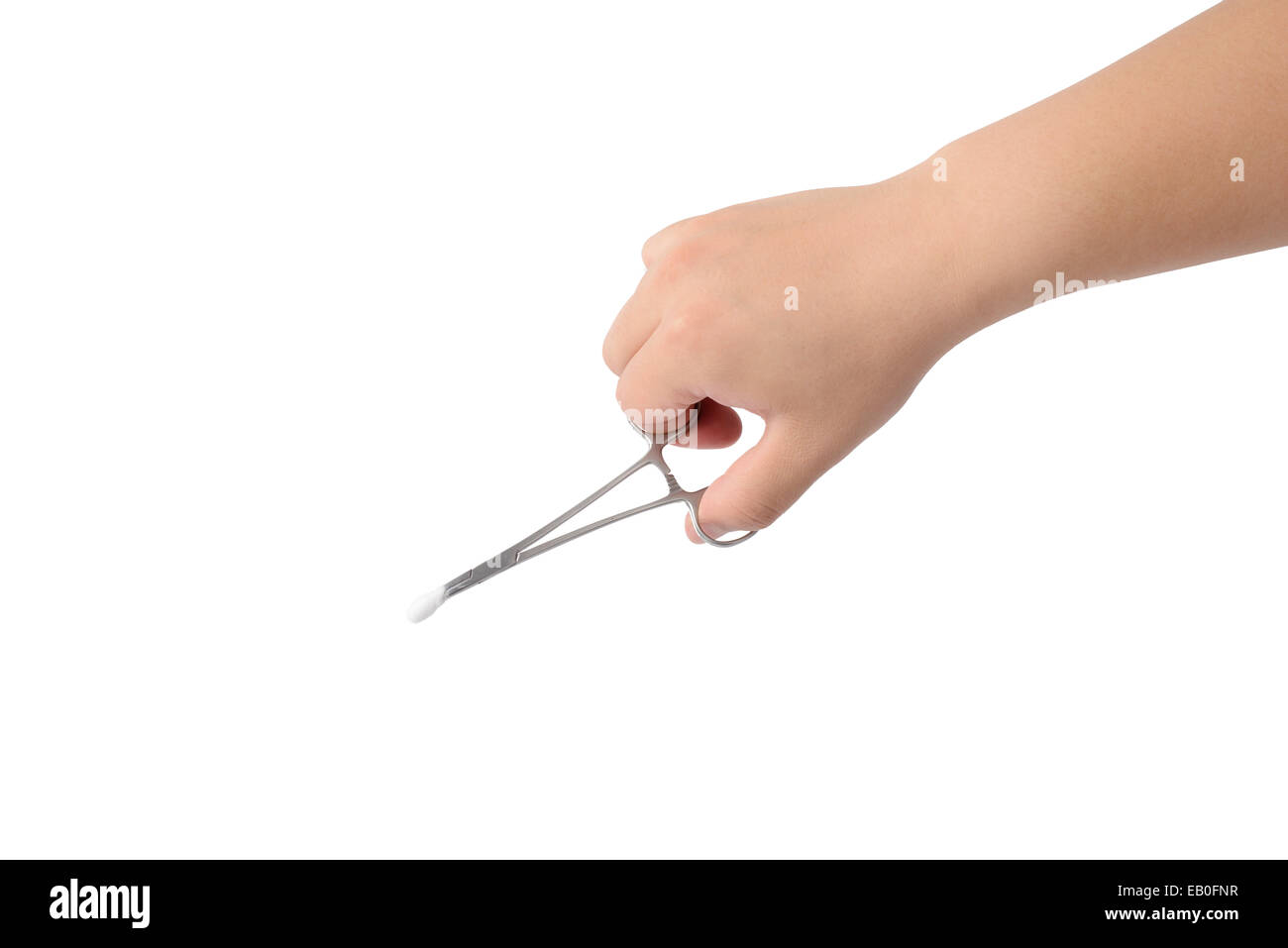 Curved forceps with asian hand hi-res stock photography and images - Alamy