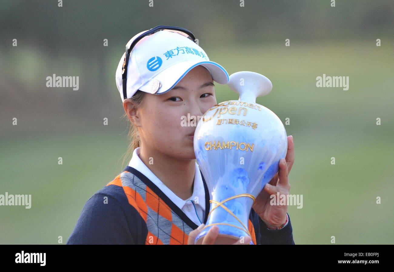 Xiamen, China's Fujian Province. 23rd Nov, 2014. Cheng Ssu-Chia of ...