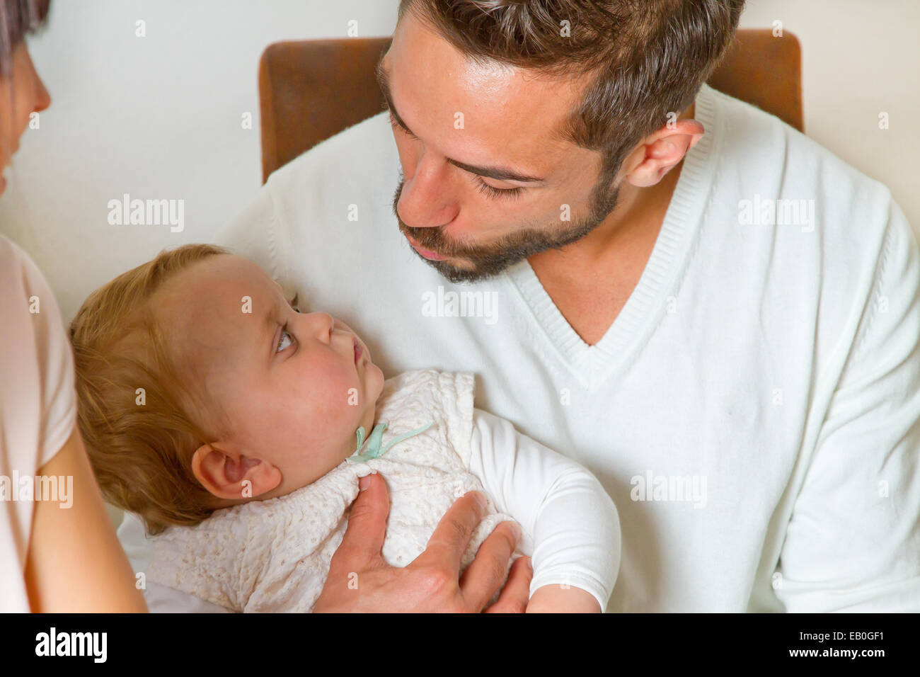 Father with his little daughter Stock Photo - Alamy