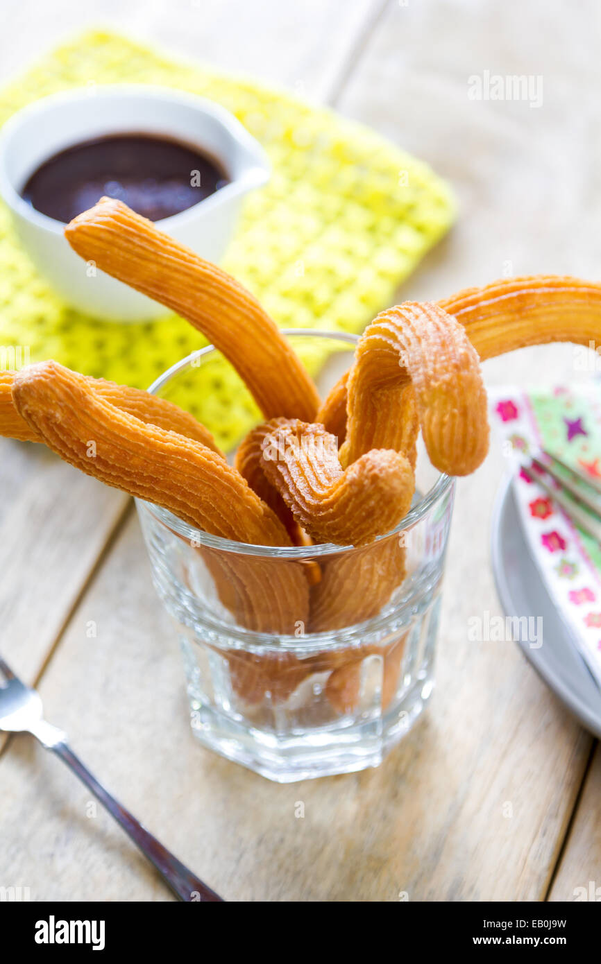 Crunchy churros hi-res stock photography and images - Alamy