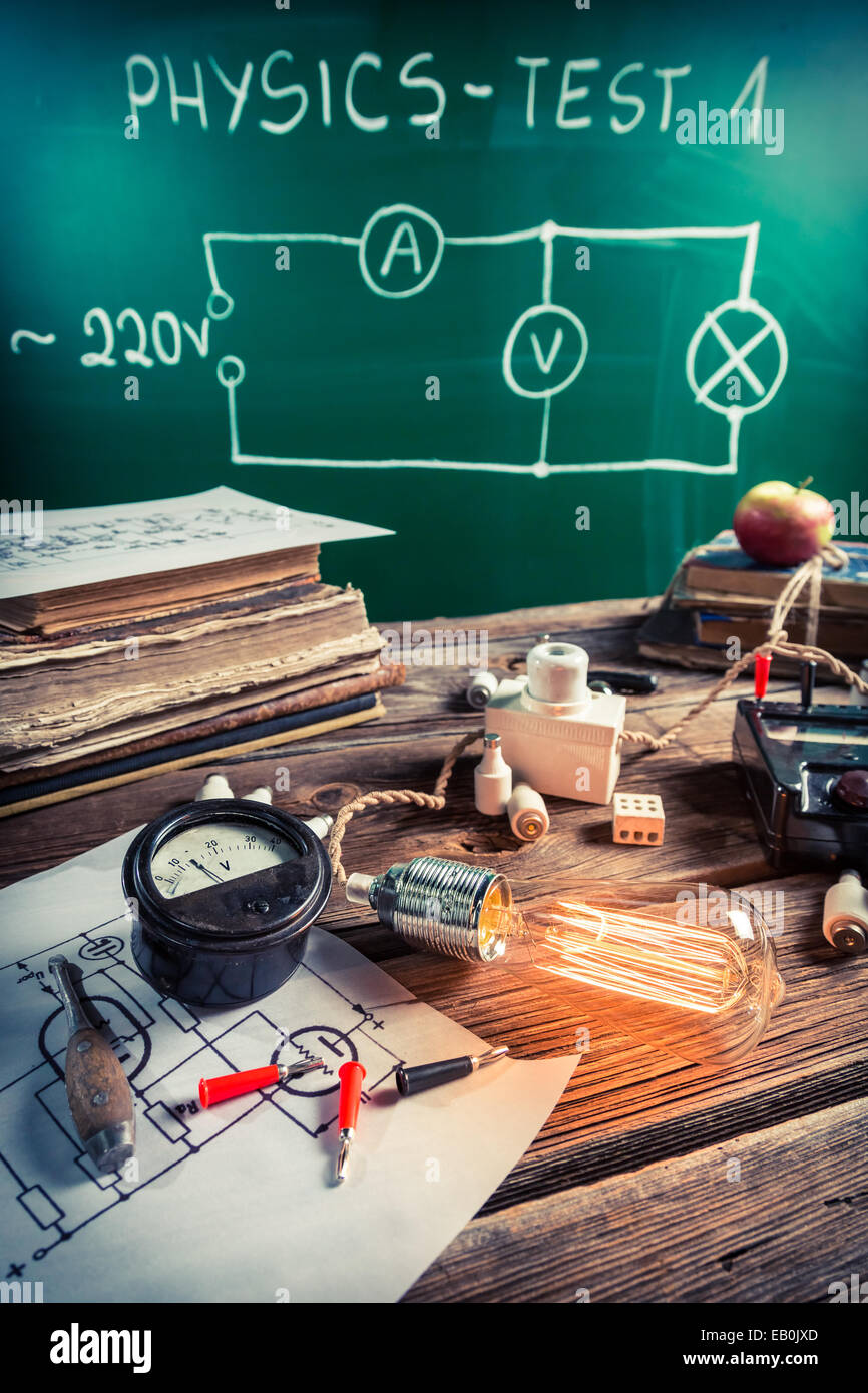 Electric current diagram hi-res stock photography and images - Alamy