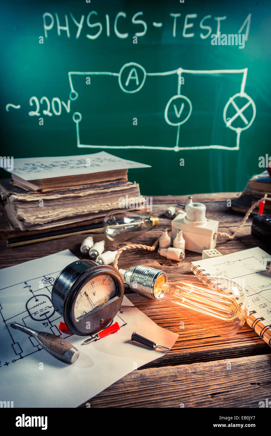 Physics laboratory measuring hi-res stock photography and images - Alamy