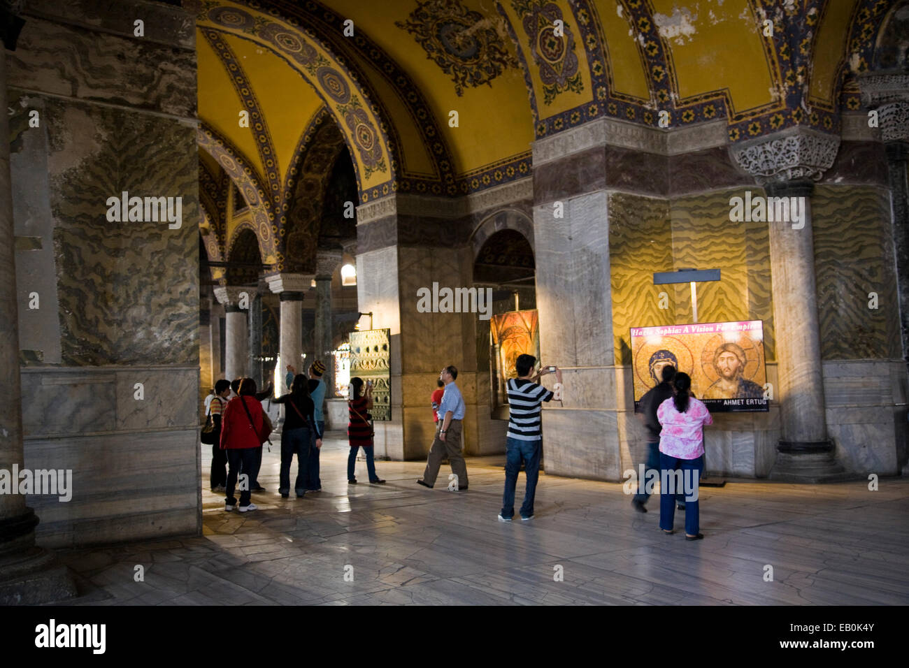 The famed Aya Sofya (Church of Holy Wisdom), Istanbul, Turkey, Middle ...