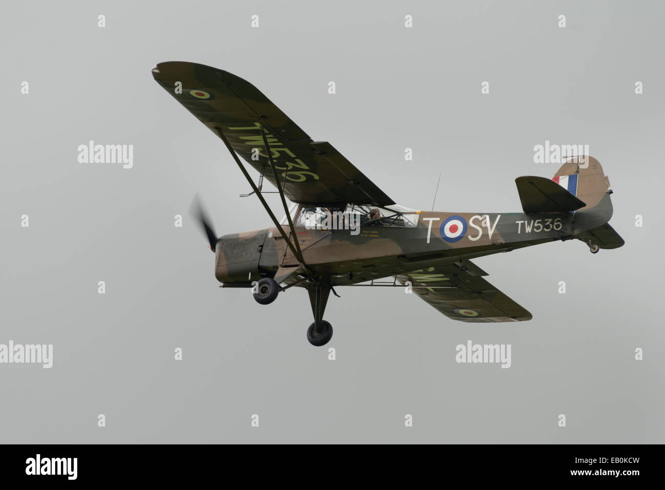 Biggleswade, UK - 29 June 2014: Vintage Auster Mark 5 British aircraft ...