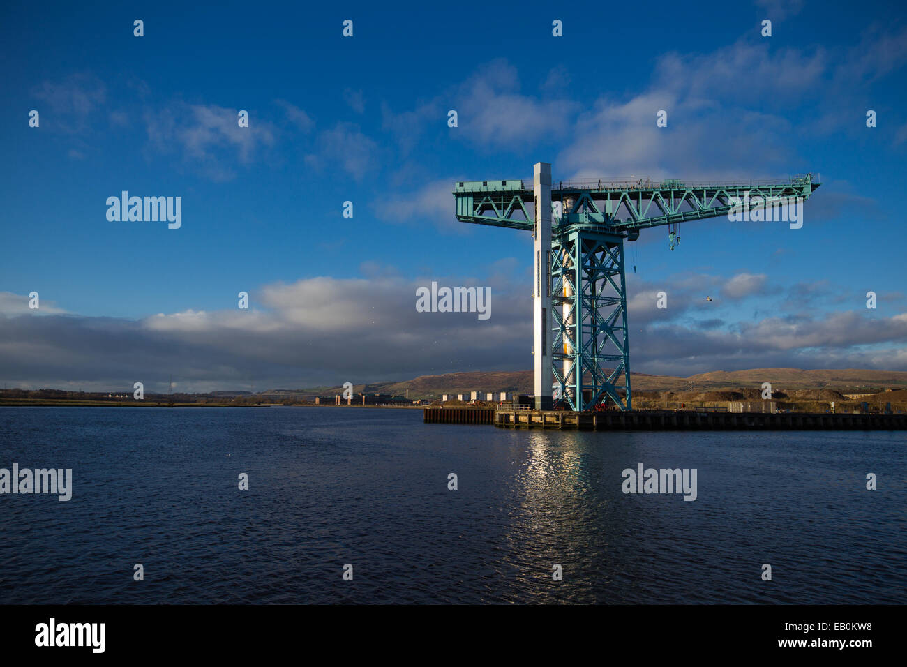 Clydebank Titan crane Stock Photo - Alamy