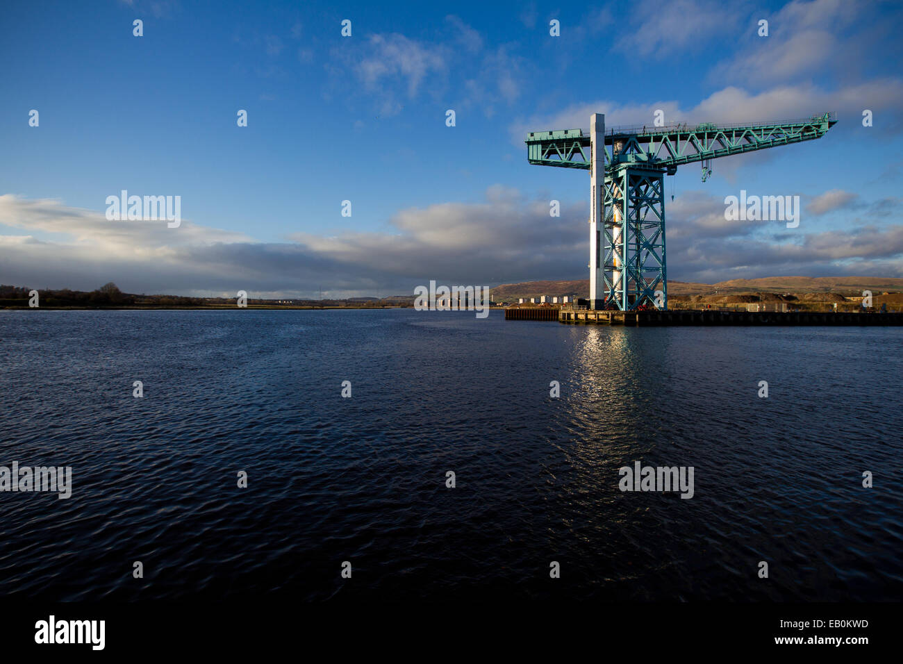 Clydebank Titan crane Stock Photo - Alamy