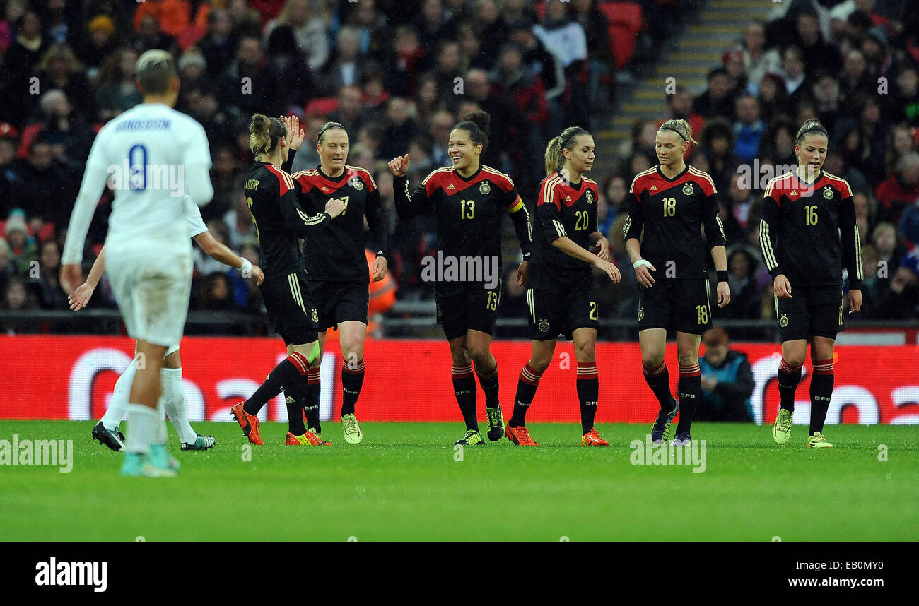Germany women football celebrates hi-res stock photography and images ...
