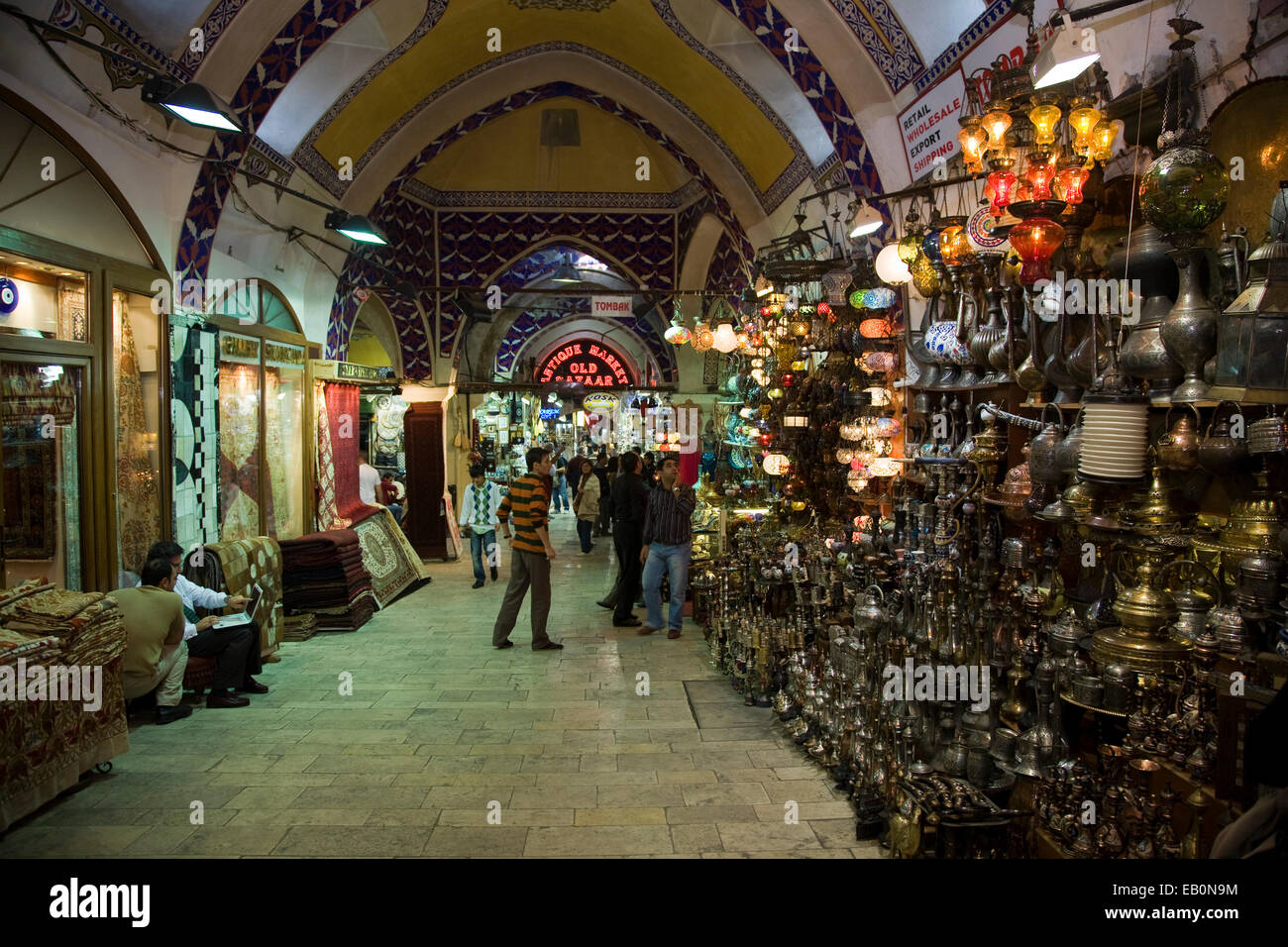 The Grand Bazaar, Istanbul, Turkey, Middle East Stock Photo - Alamy